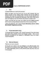 EMCEE Script For Culmination Program | PDF | Literacy | Communication