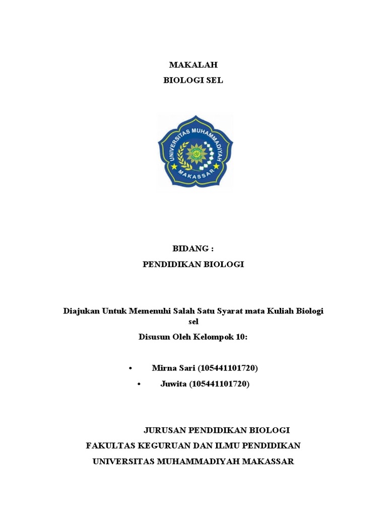 makalah pembelahan sel | PDF