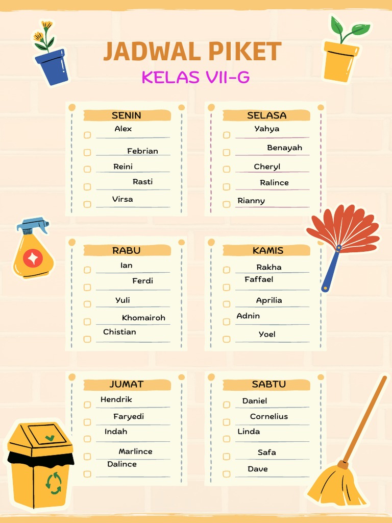 PIKET KELAS | PDF