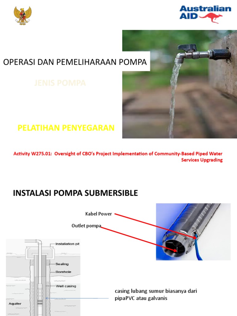 2.6.a. Operasional & Pemeliharaan Pompa | PDF