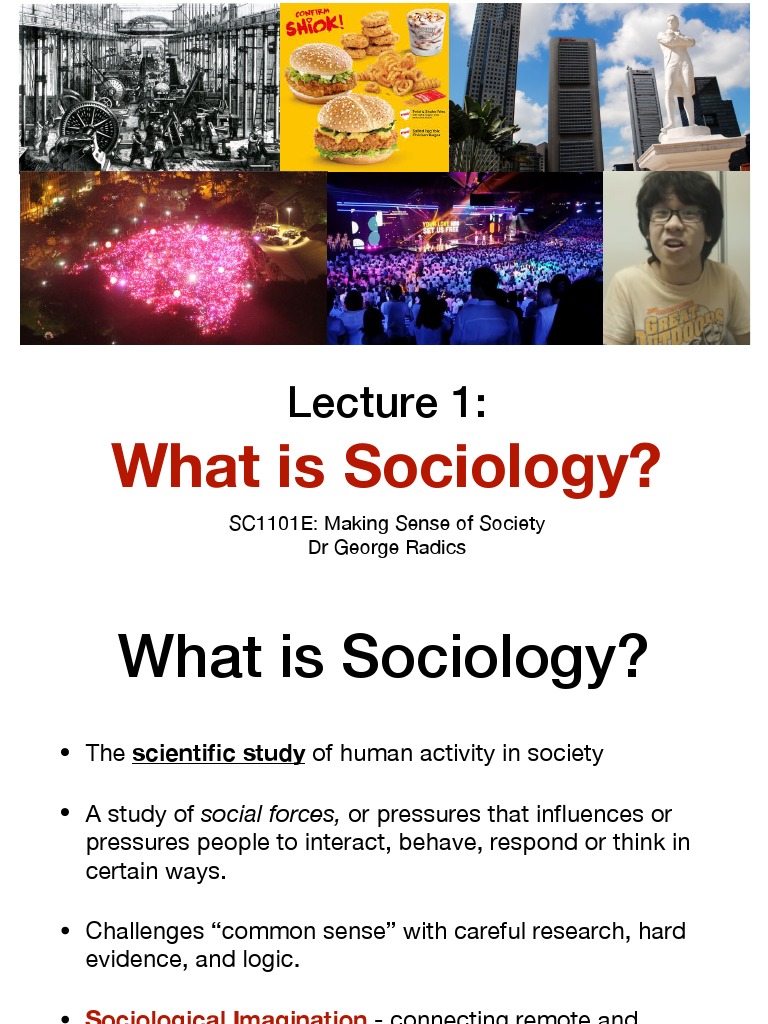 Week 1 Lecture | PDF | Sociology | Science Week 1 Lecture | PDF | Sociology | Science