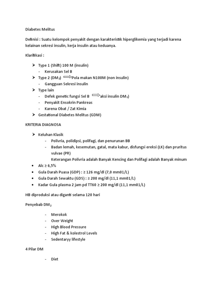 Diabetes Melitus Pdf