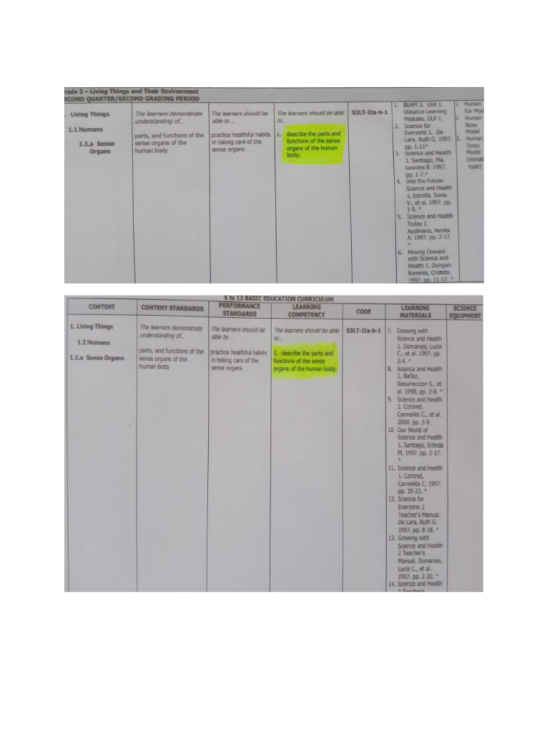 Curriculum Guide For Grade 3. | PDF