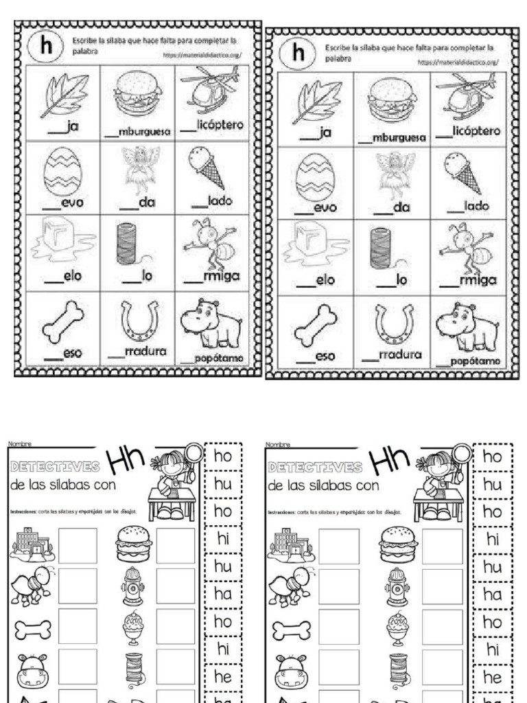 Material Consonante H | PDF