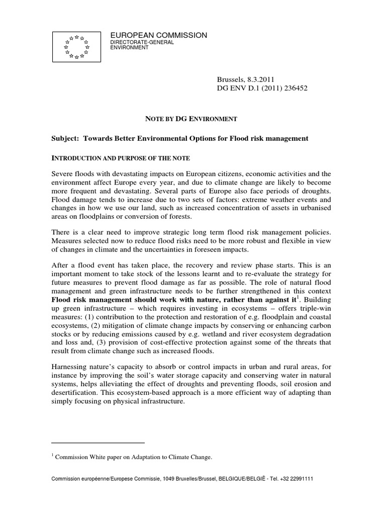 Note - Better Environmental Options | PDF | Flood | Wetland