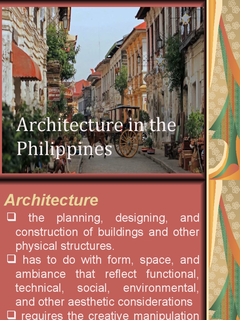 Philippine Architecture History | PDF | Philippines