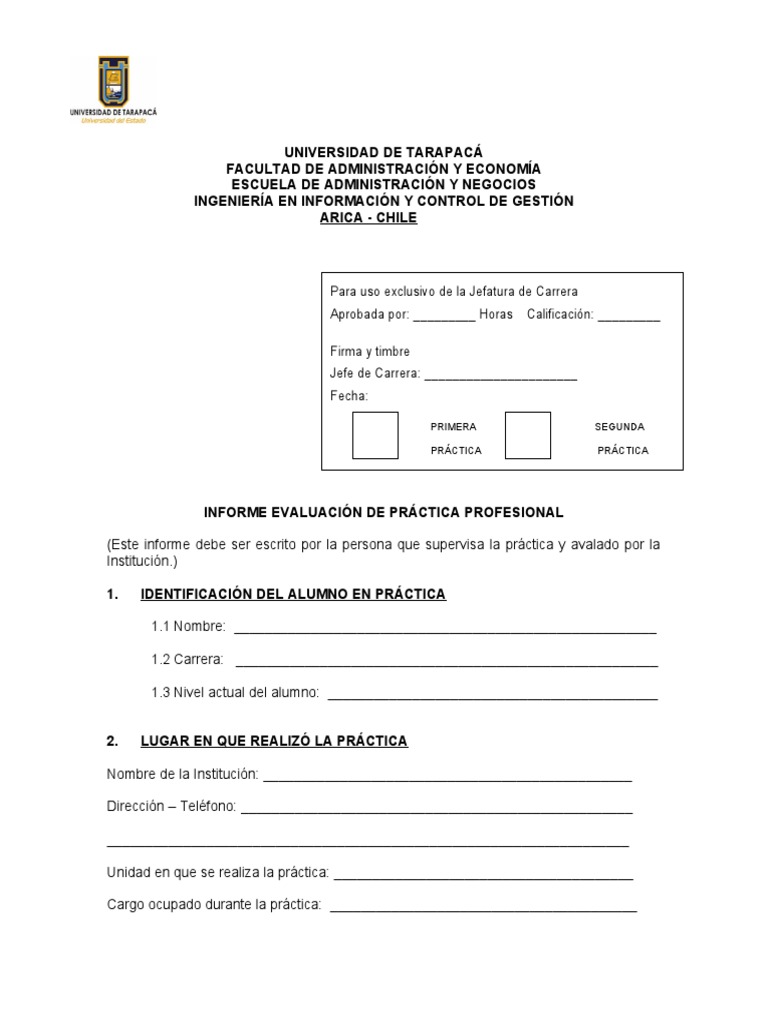 Formulario Evaluación Prácticas IICG (2021) | PDF
