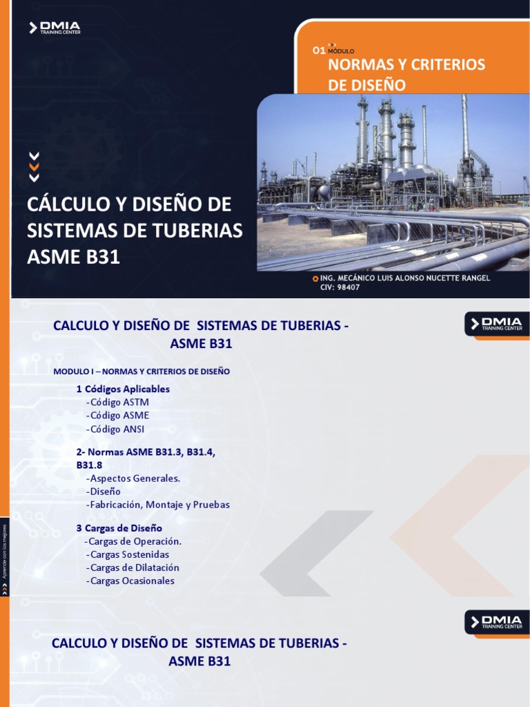 ASME B31 - Modulo I | Descargar gratis PDF | Química | Ingeniero civil