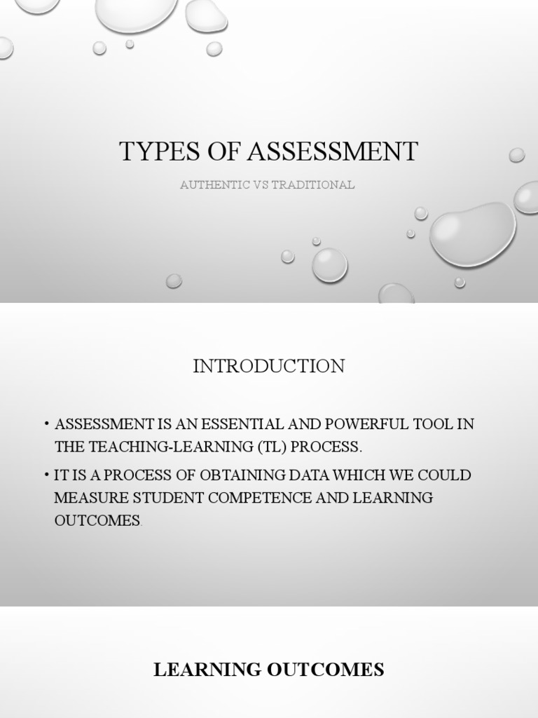 Types of Assessment in Education | PDF | Educational Assessment | Learning