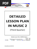 A Detailed Lesson Plan in Music | PDF | Pitch (Music) | Sound