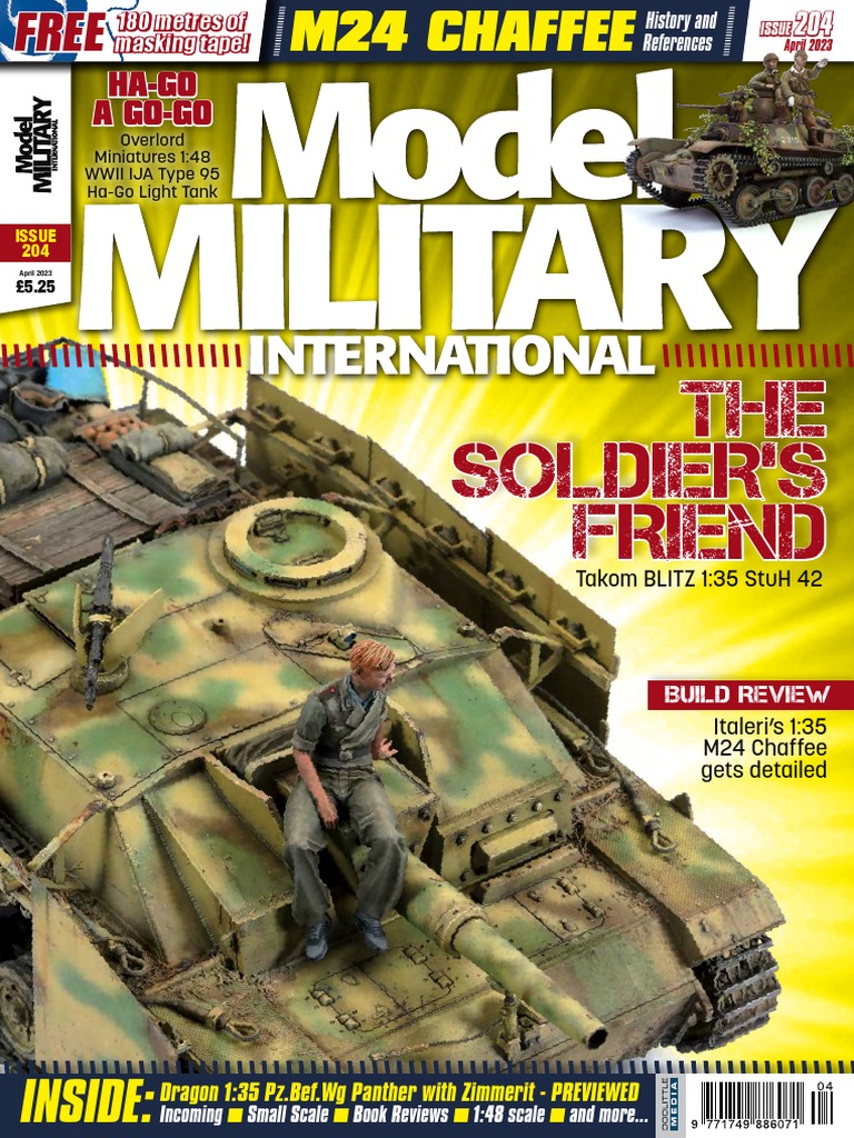 ModelMilitary Internationa LIssue 204 April 2023 | PDF | Tanks | Armoured Warfare