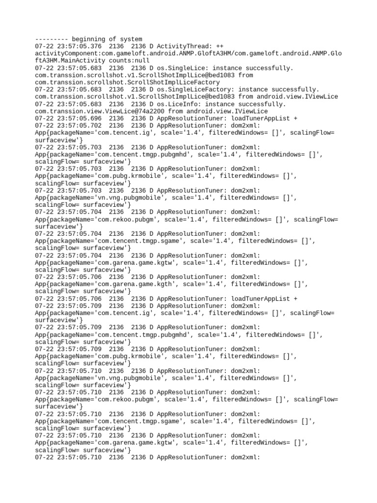 Log Com - Gameloft.android - ANMP.GloftA3HM 1658505522 | PDF | Information Technology Management ...