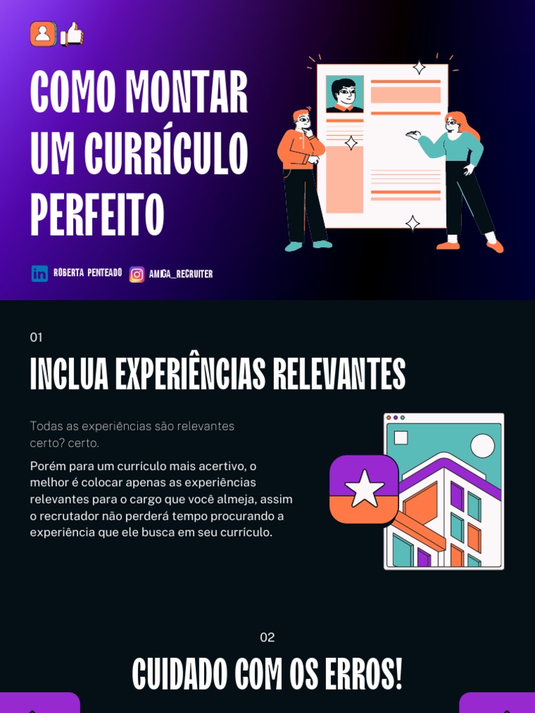 Como Montar Um Currículo Perfeito | PDF