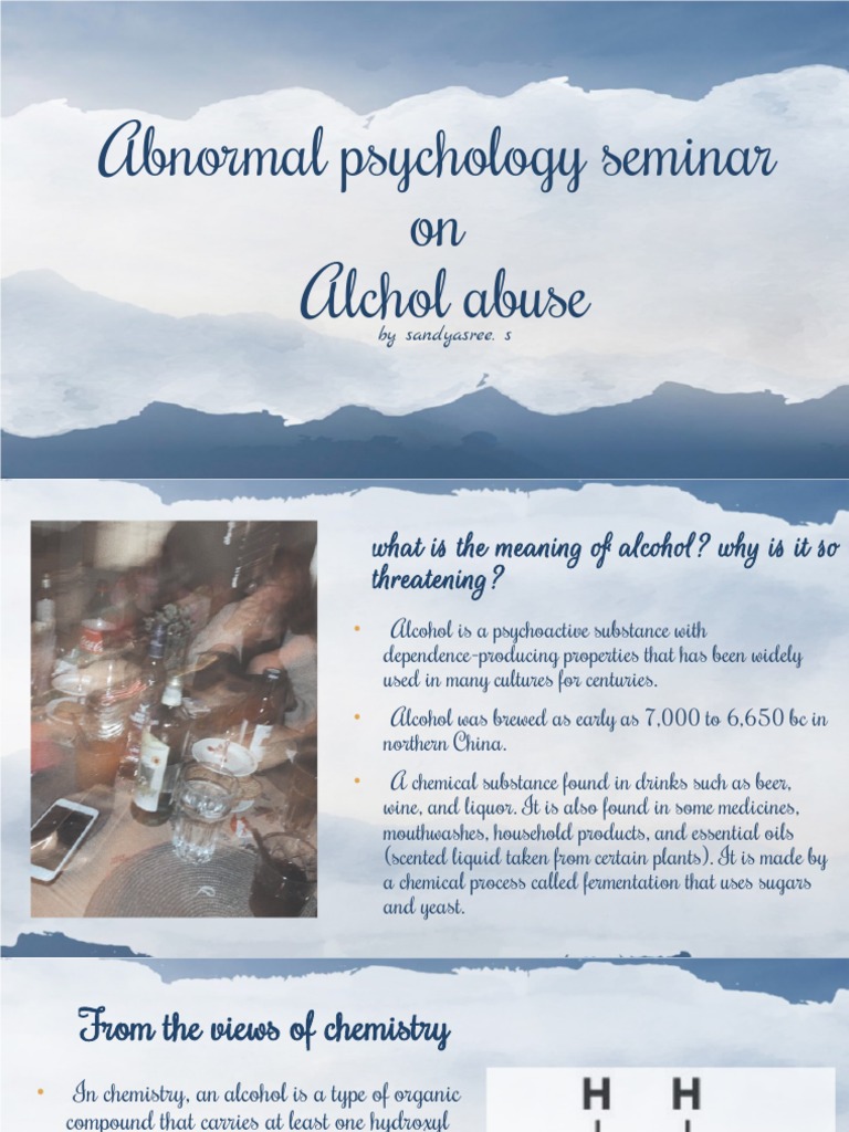 Alcohol Abuse | PDF | Alcoholism | Ethanol