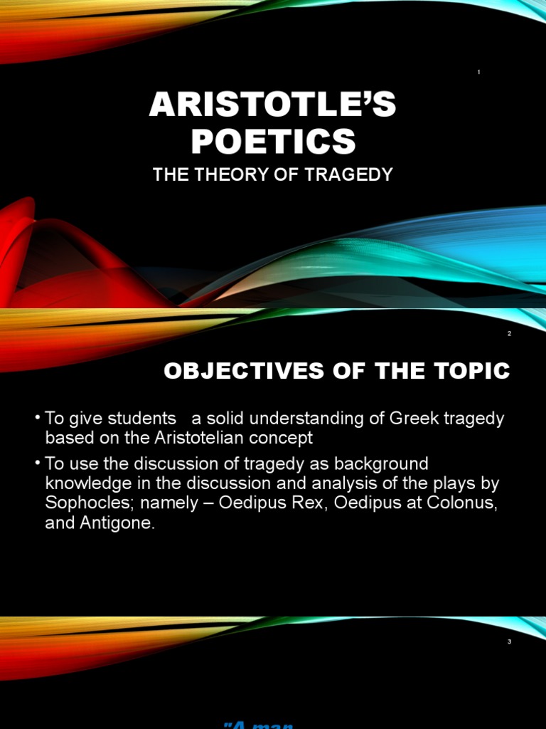 Lesson 1 - The Theory of Tragedy | PDF | Tragedy