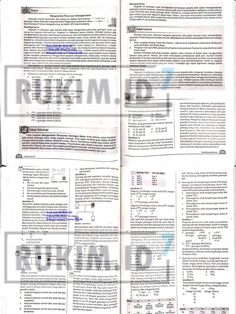 Bio 12 Bab 7 Ujikom | PDF