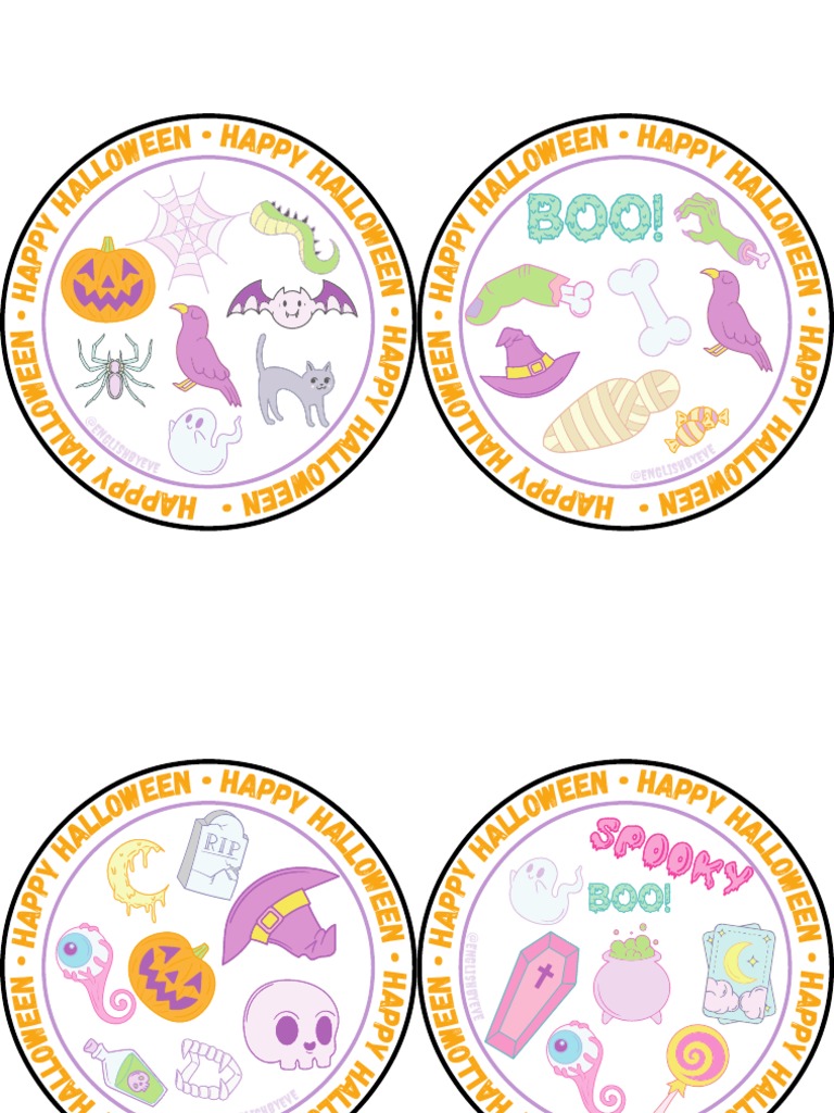 Halloween Dobble - 2x1 | PDF