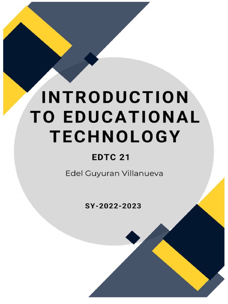 Edtec 21 | PDF | Educational Technology | Learning