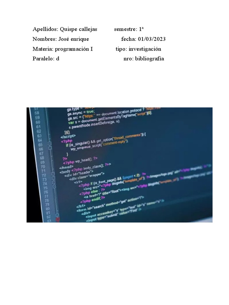 Entornos de Programacion | PDF | Lenguaje de programación ...