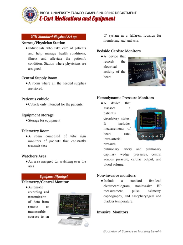 Ecart Medications and Equipment | PDF | Heart | Sodium Bicarbonate