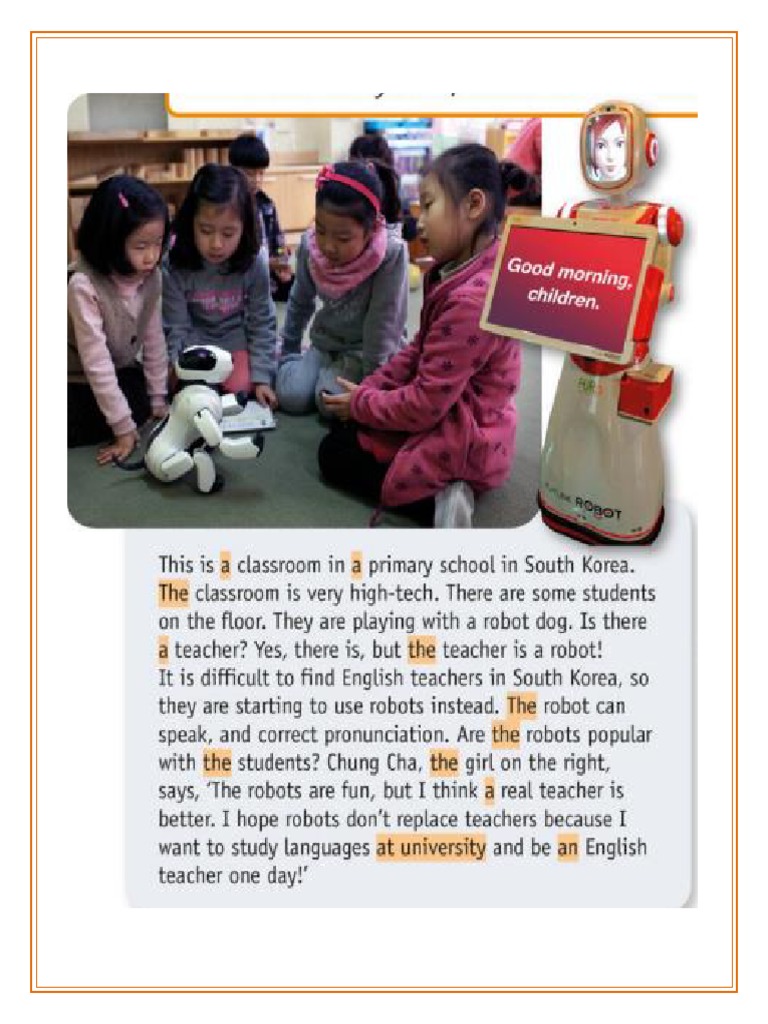 A Classroom in South Korea | PDF