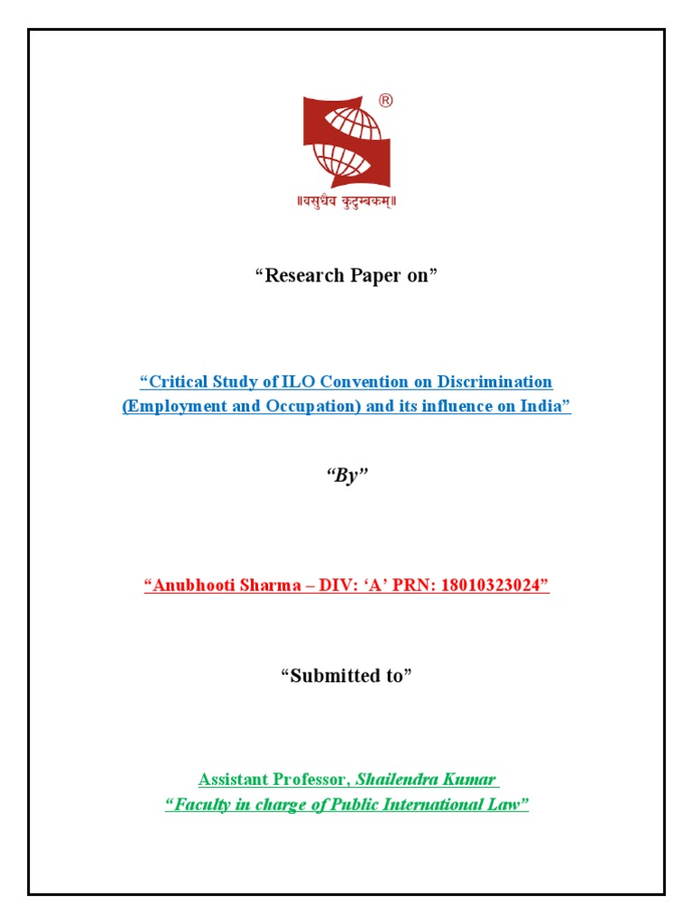 Ilo Convention Pdf International Labour Organization Employment