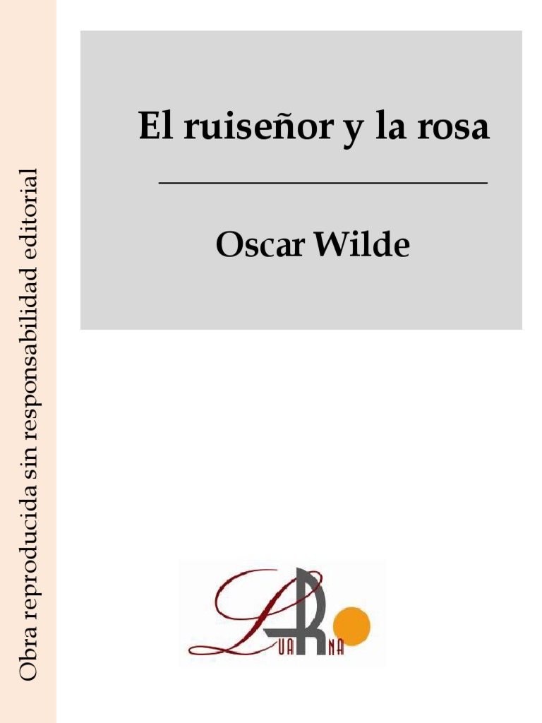El sacrificio del ruiseñor por amor | PDF | Rosa