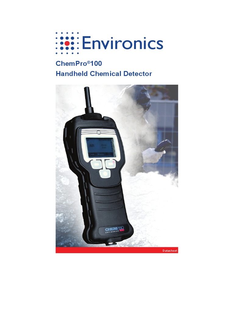 CP100 Data Sheet English | PDF | Sensor | Cbrn Defense