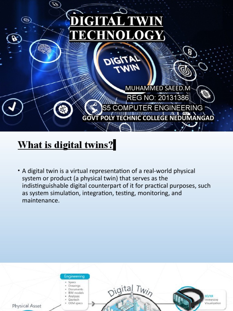 Overview of Digital Twin Technology | PDF | Physical Sciences