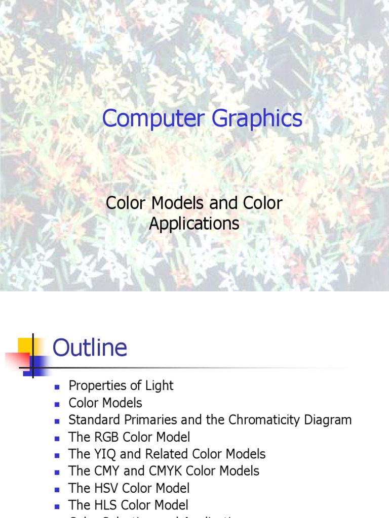 Color Models & Application | PDF | Color | Hue