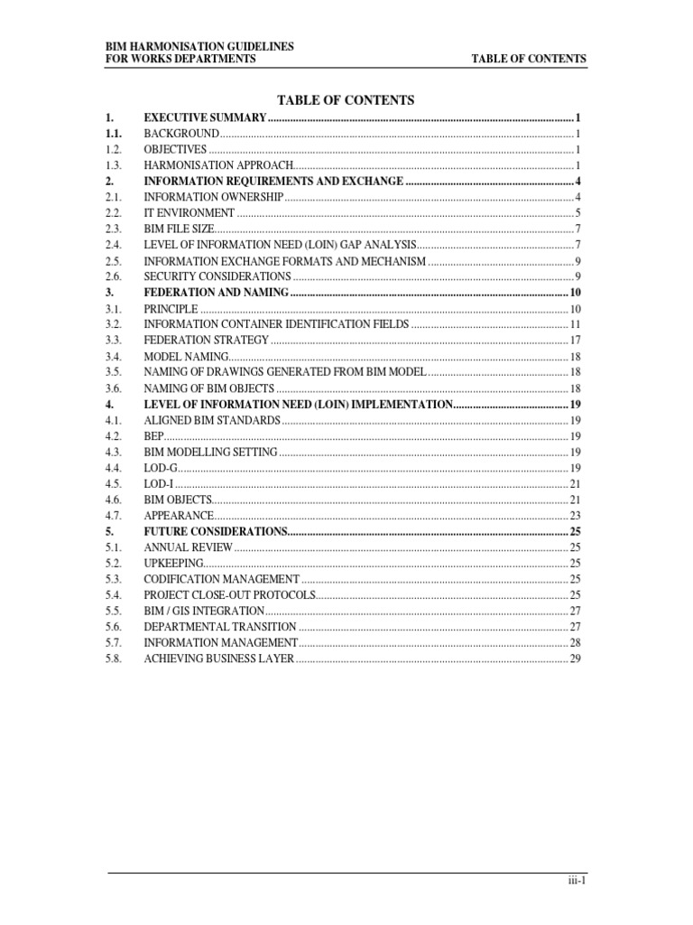 Page 4 From BIM Harmonisation Guidelines For WDs v1.1 (Incl RTC) | PDF | Building Information ...