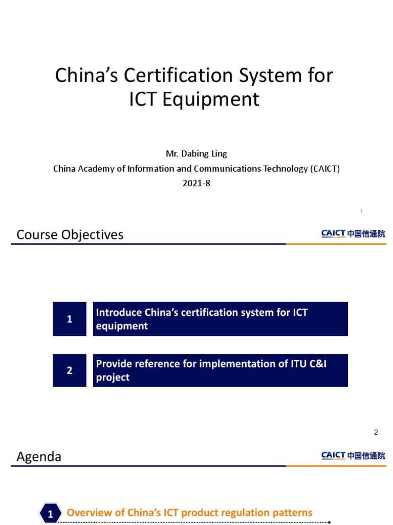 Reference - Chinas Certification System For Equipment - TLC Ling Dabing ...