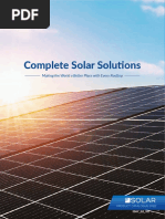 550W Solar Panel Technical Datasheet | PDF | Solar Panel | Solar Power