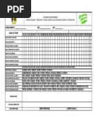 Formato Registro de Limpieza y Desinfeccion de Areas | PDF