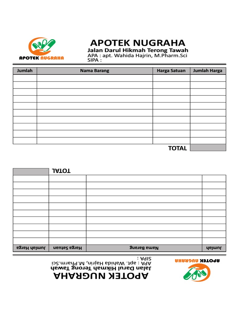 Apotek Ngraha Terong Tawah | PDF