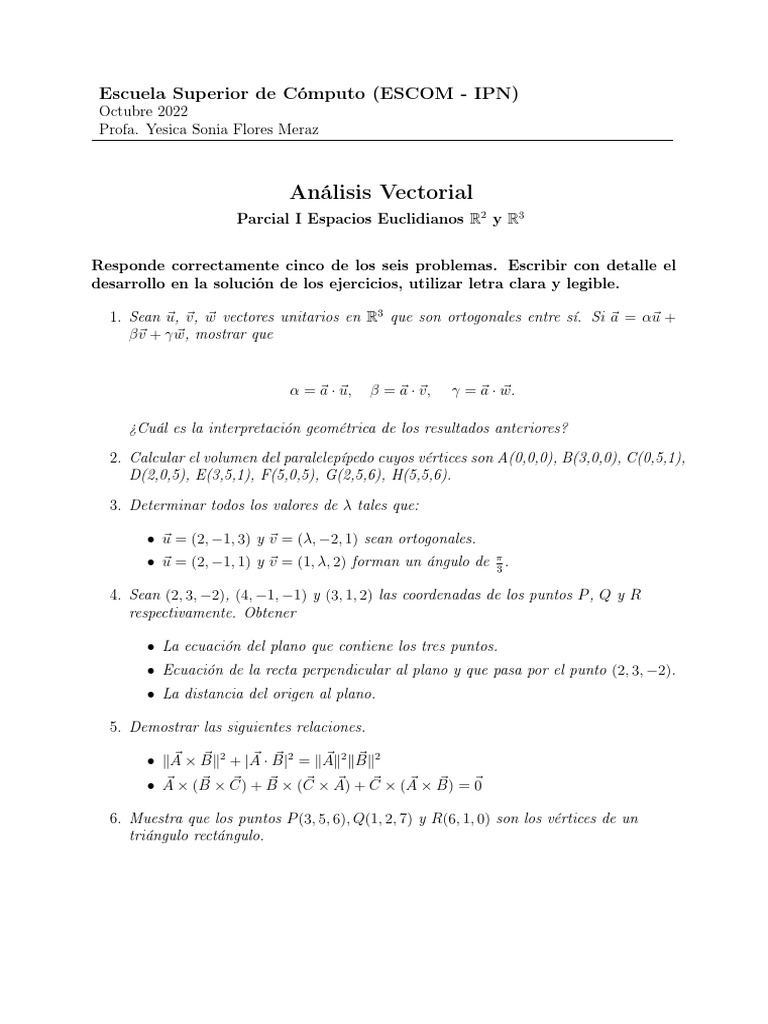 Proy Ets99 | PDF | Integral | Vector Euclidiano