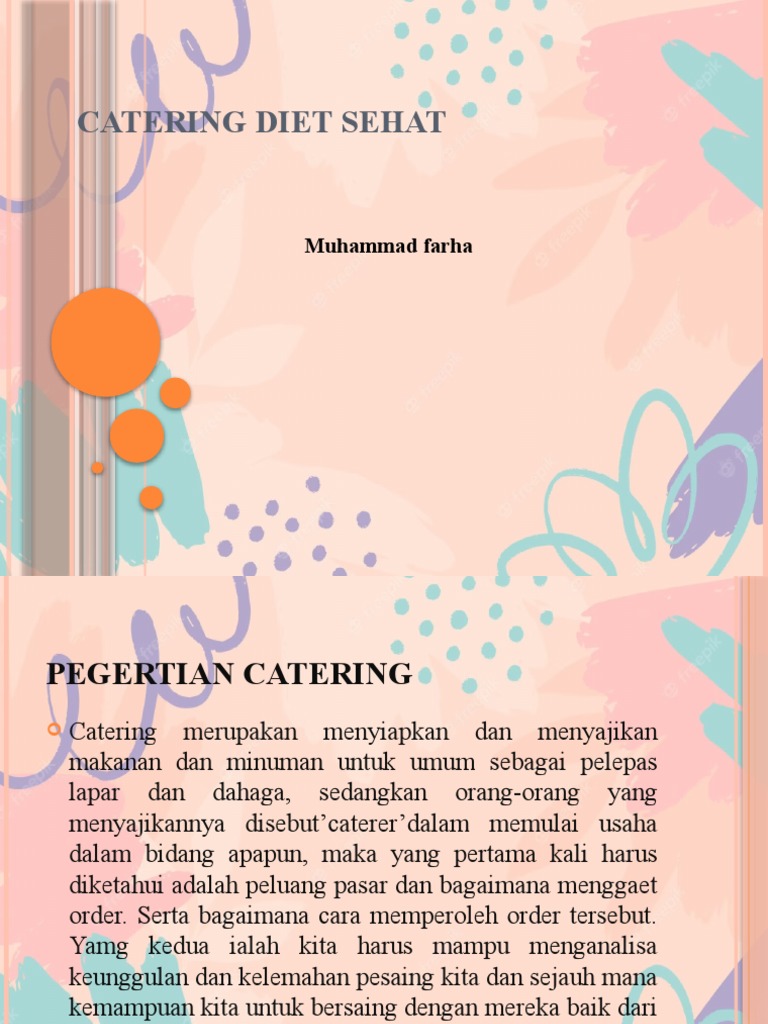 Catering Diet Sehat | PDF