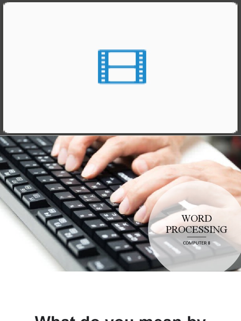 Lesson 2 Word Processing Pdf