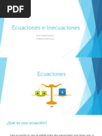 Triptico Ecuaciones | PDF | Ecuaciones | Matemáticas Aplicadas