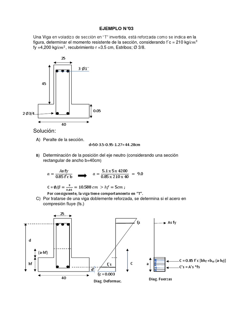EJEM - T Invertida | PDF | Mecánica | Física Aplicada e Interdisciplinaria