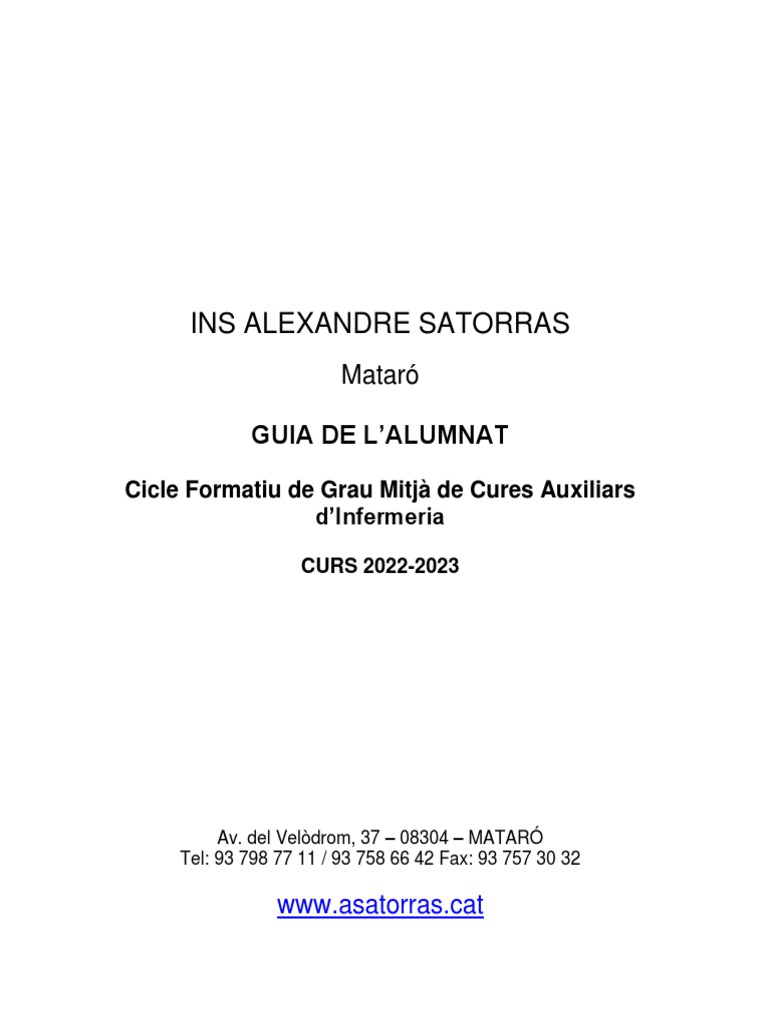 Guia Alumnat Cai 2022-23 | PDF