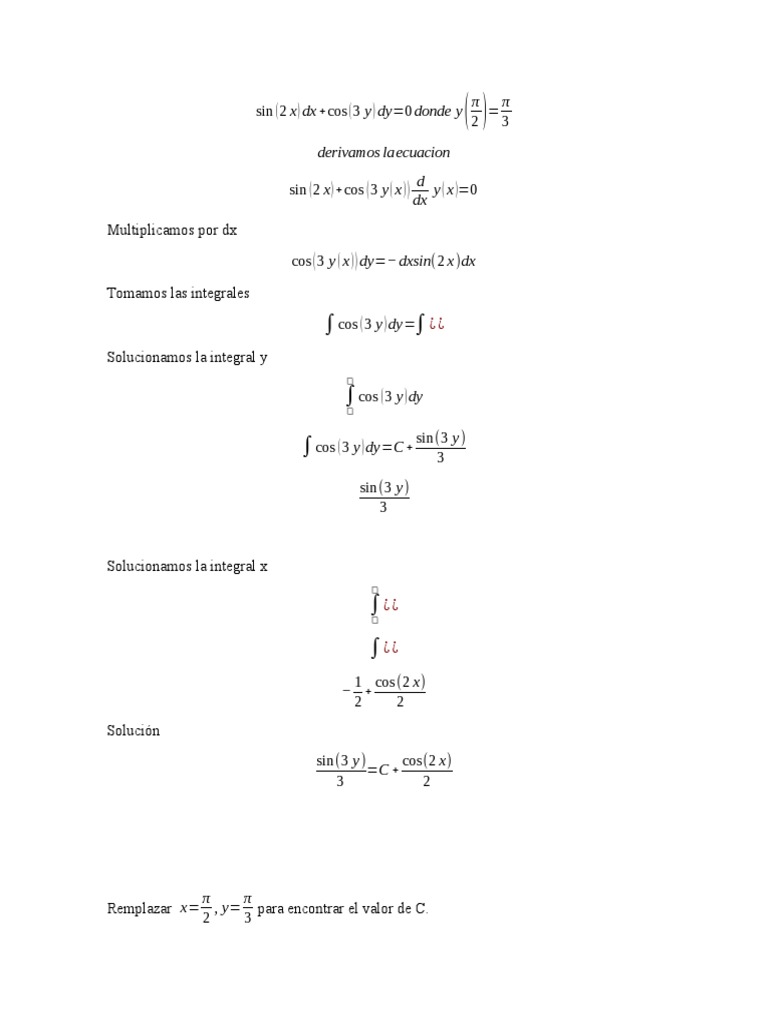 Solucion | PDF | Logaritmo | Ecuaciones