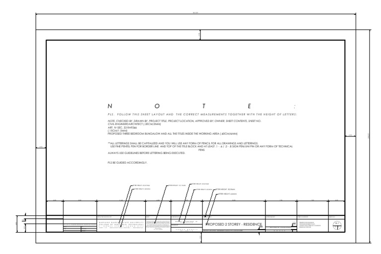 Standard Layout For Tblock | PDF