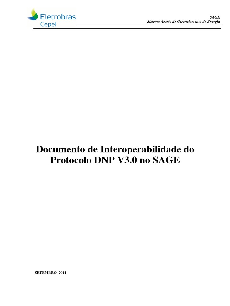 A2 - Protocolo DNP 3 - 0 | PDF | Suíte de protocolo de internet | Dados de computador