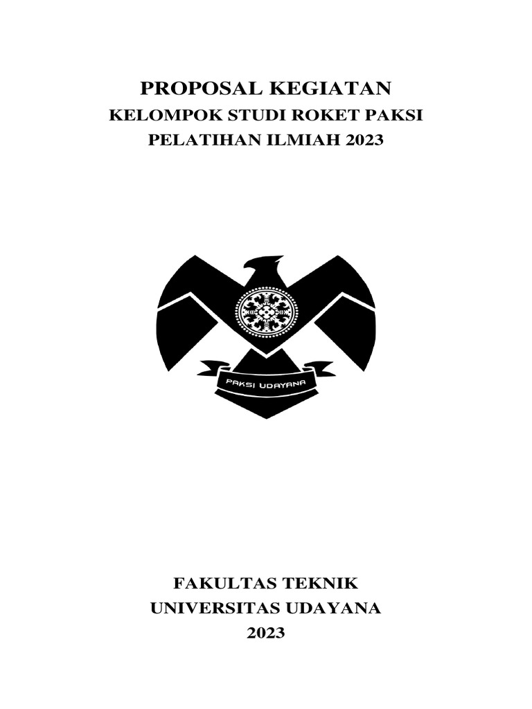 Proposal Pelatihan Ilmiah 2023. | PDF