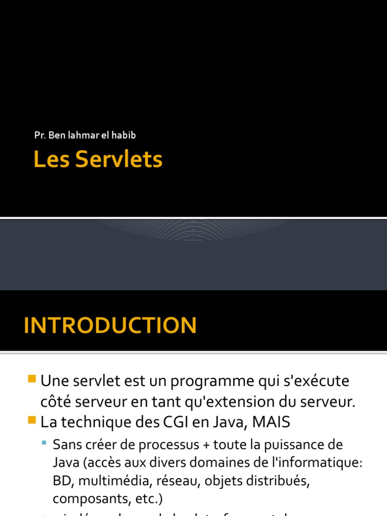 Servlets JSP | PDF | Java (Langage de programmation) | Ingénierie des systèmes