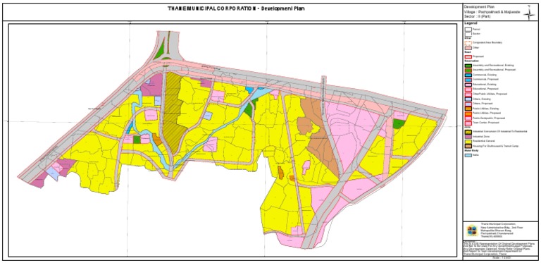 Thane Development Plan Overview | PDF