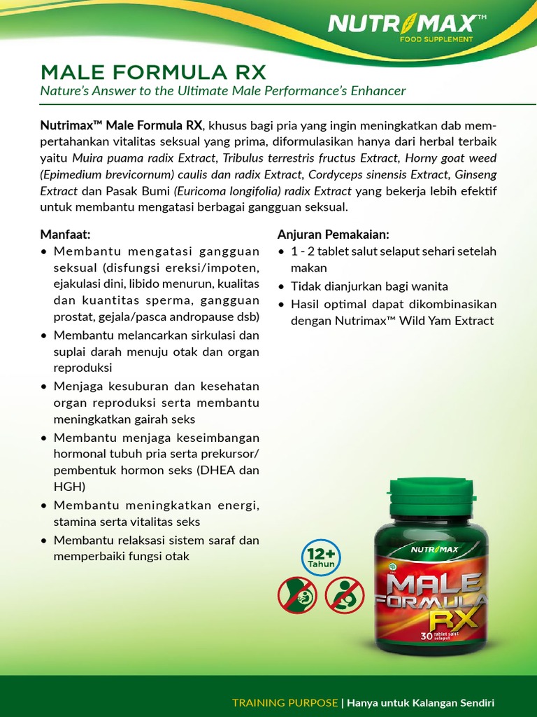Male Formula RX | PDF