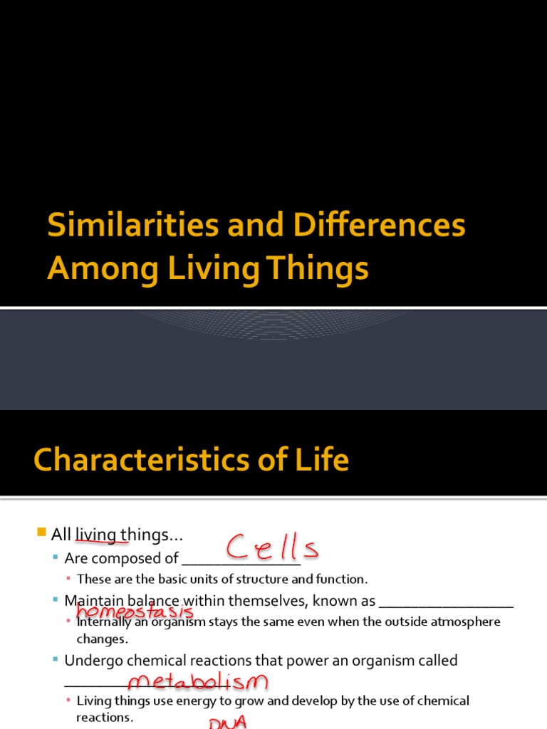 Living vs Nonliving: Key Differences | PDF | Atoms | Human Body