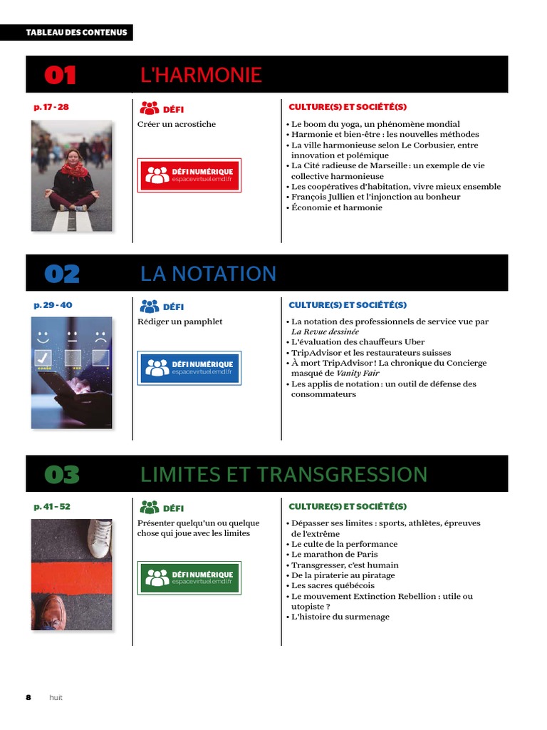 Défi 5 : Culture et Société PDF | PDF | Peur | Verbe